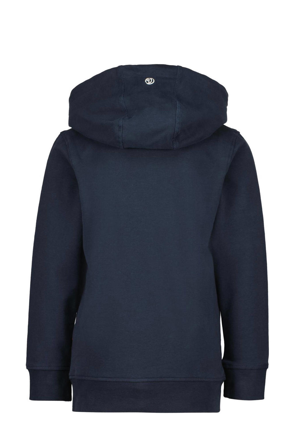 Vingino hoodie met logo donkerblauw | wehkamp