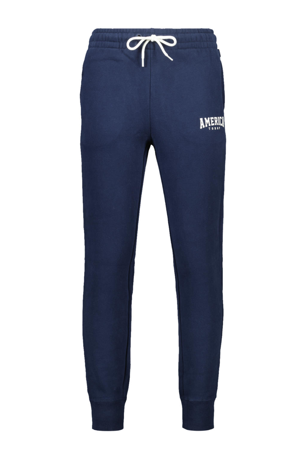 America Today slim fit joggingbroek Connor JR donkerblauw | wehkamp