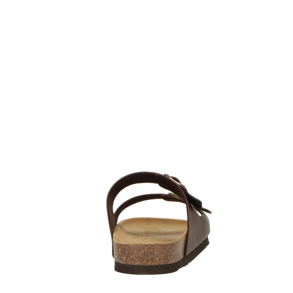 Scholl Julien slippers bruin | wehkamp