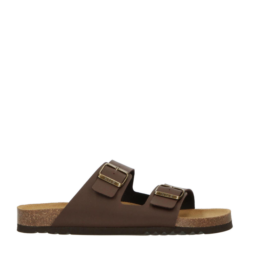 Scholl Julien slippers bruin | wehkamp