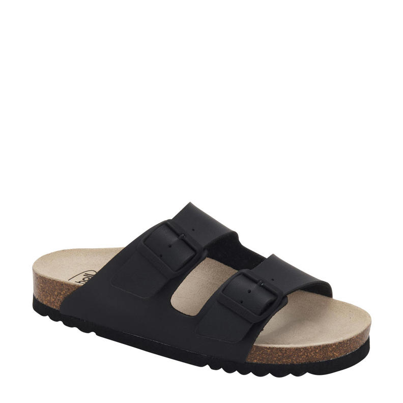 Scholl Josephine slippers zwart | wehkamp