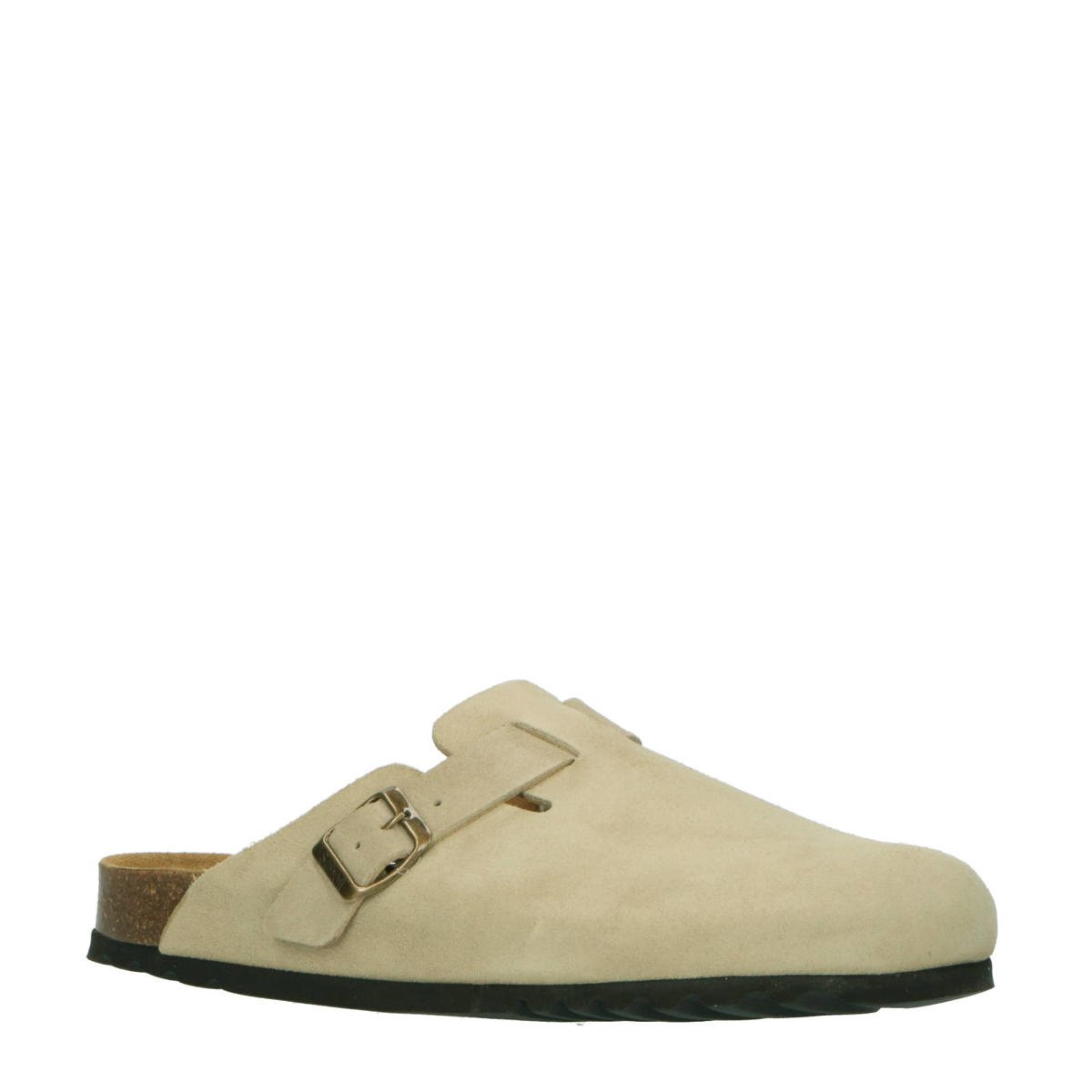Scholl Fae suède clogs beige | wehkamp