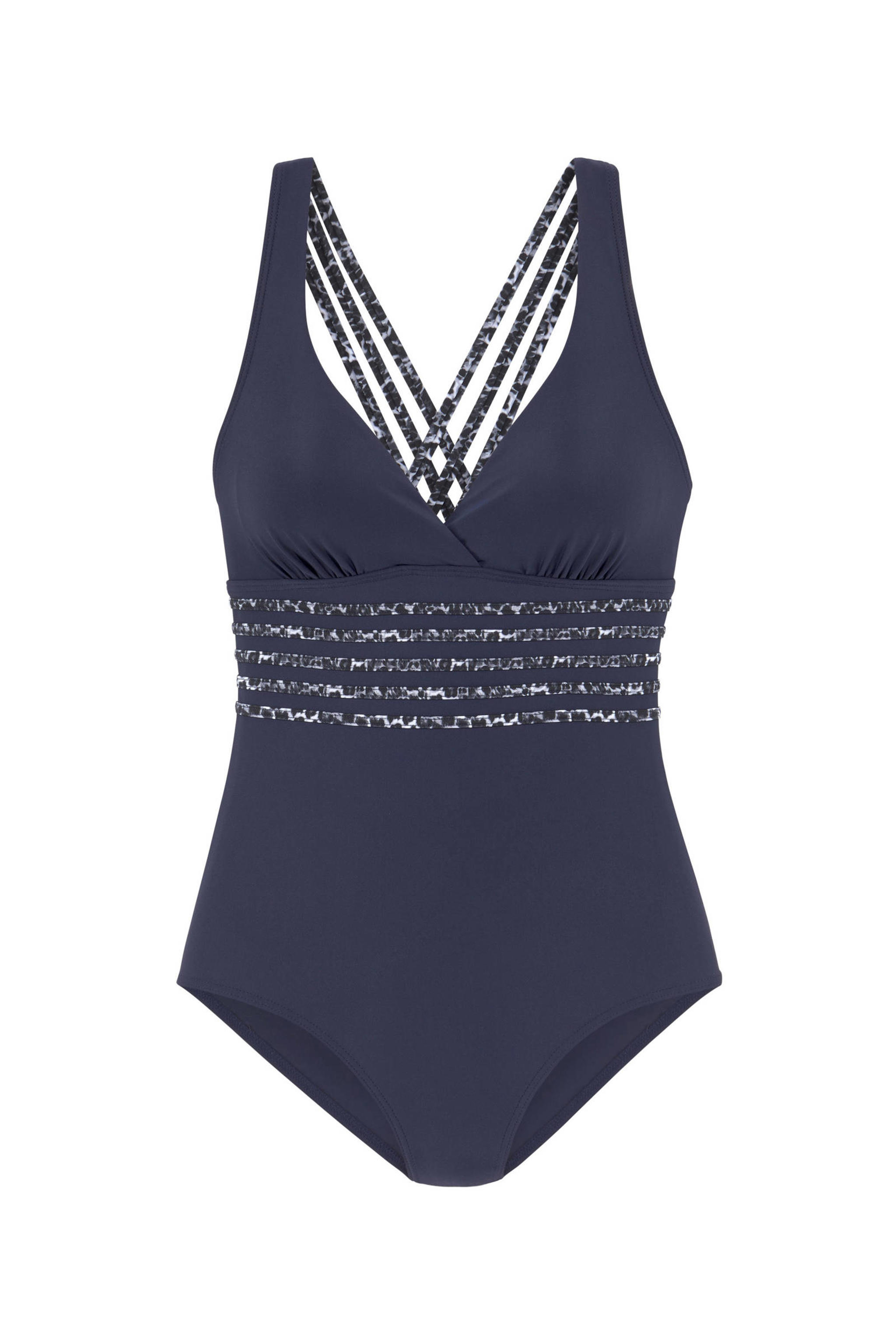 Lascana corrigerend badpak donkerblauw | wehkamp