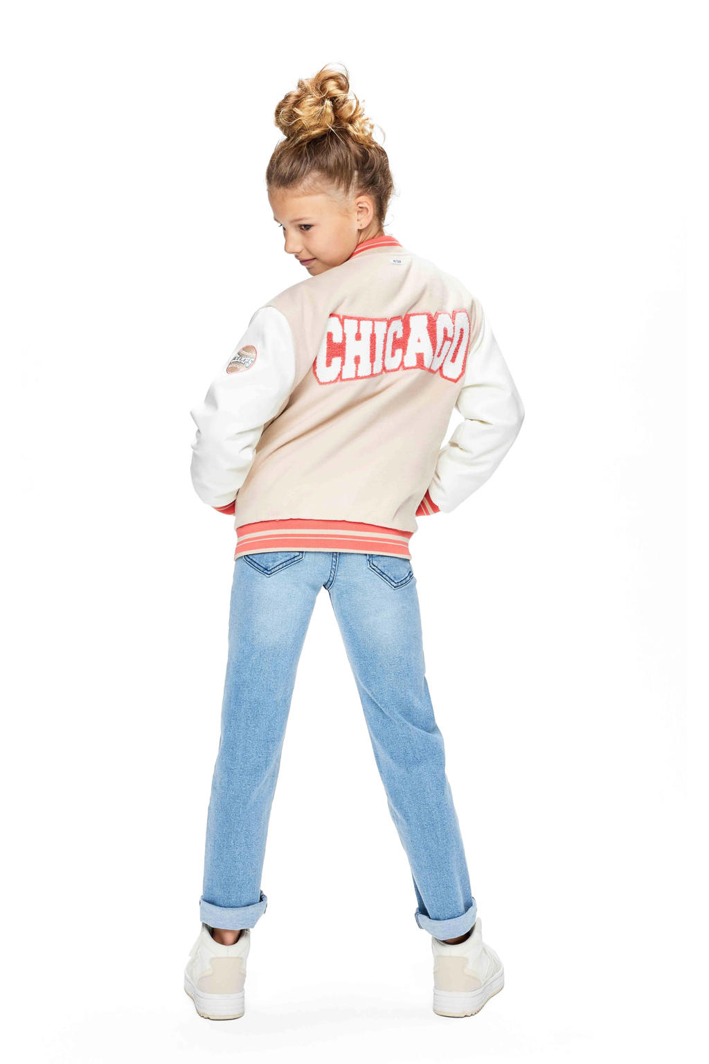 Retour Jeans bomberjack zomer Coco beige/offwhite/rood | wehkamp