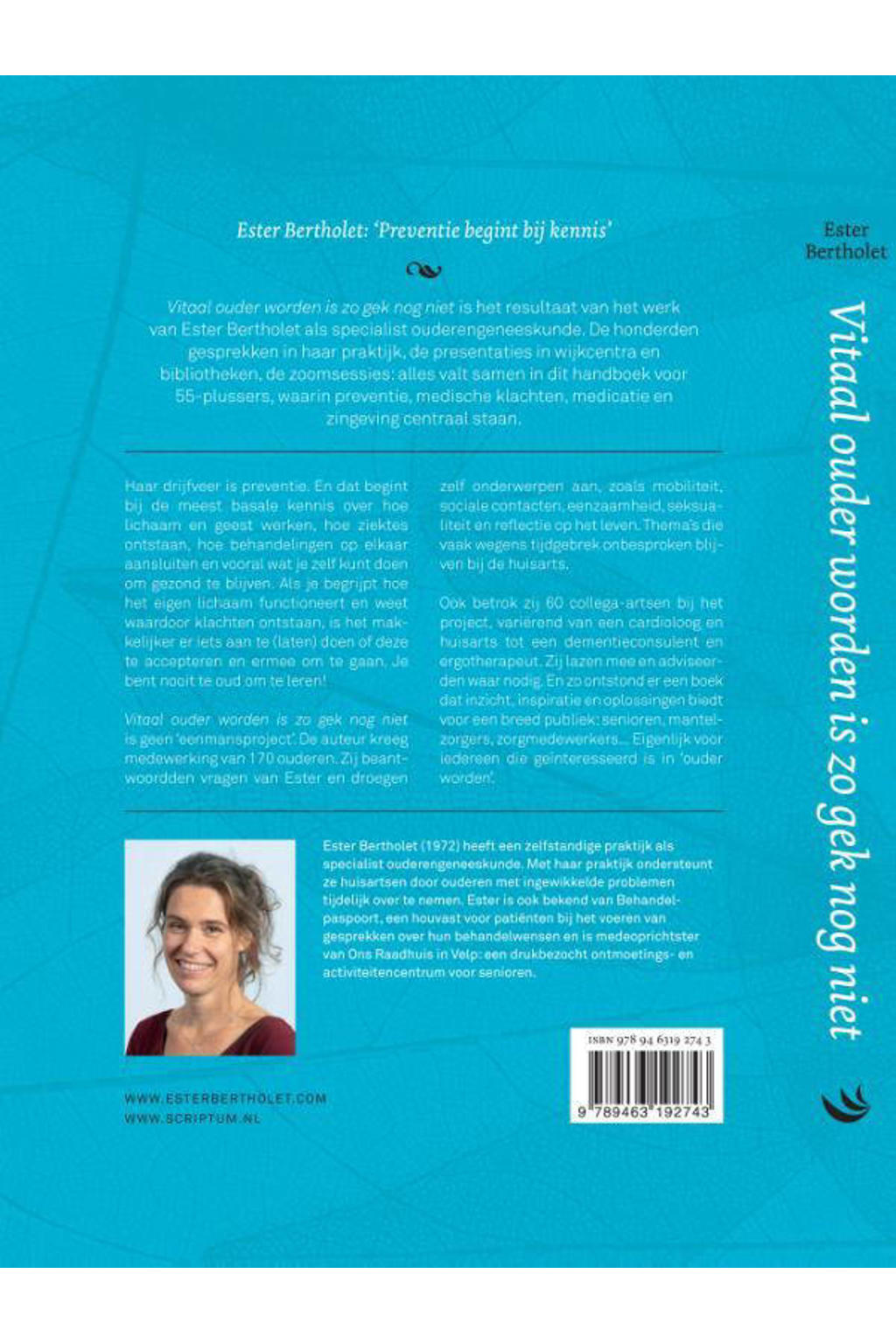 Ester Bertholet Vitaal ouder worden is zo gek nog niet | wehkamp