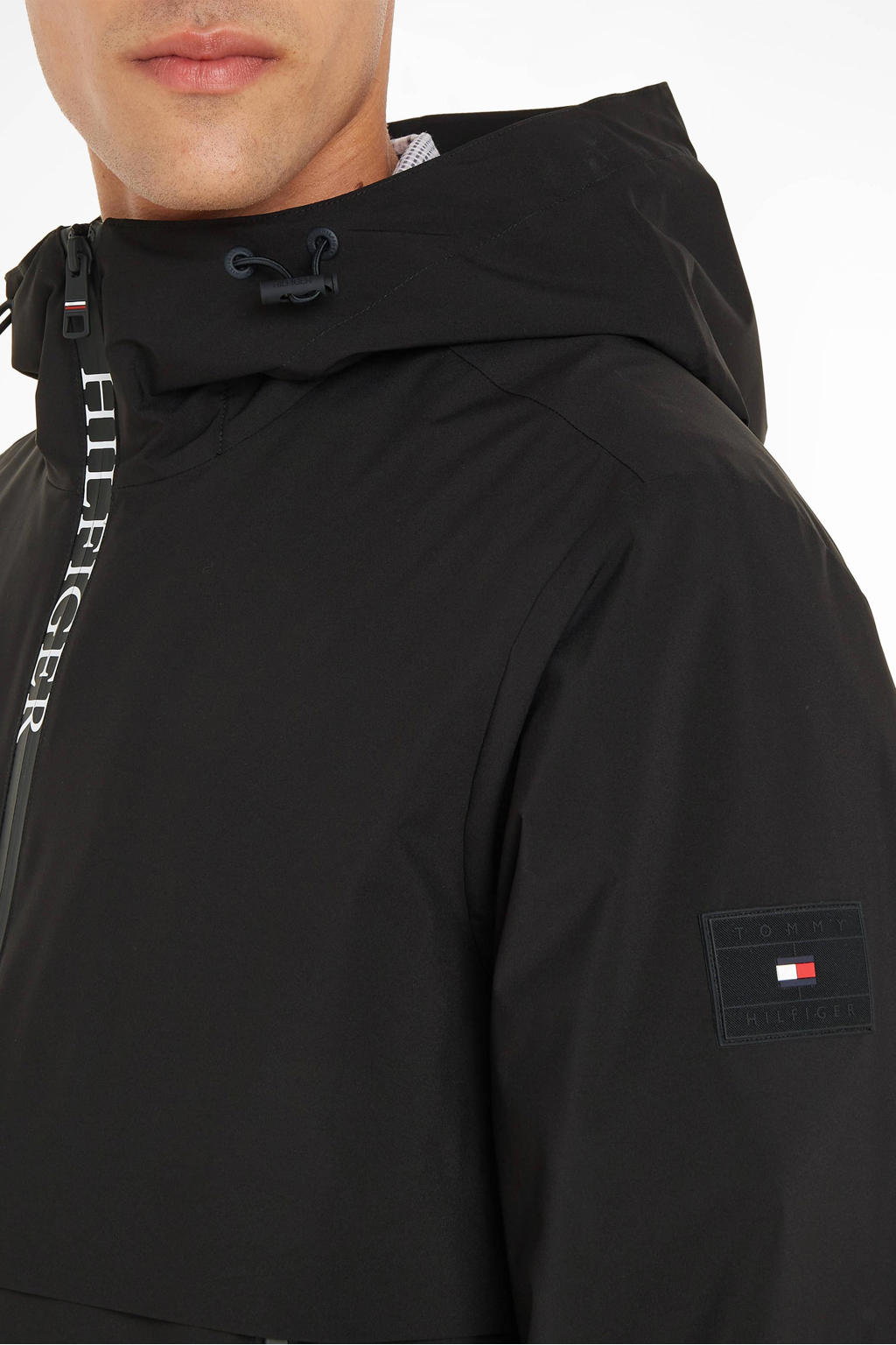 Tommy Hilfiger zomerjas van polyester black | wehkamp
