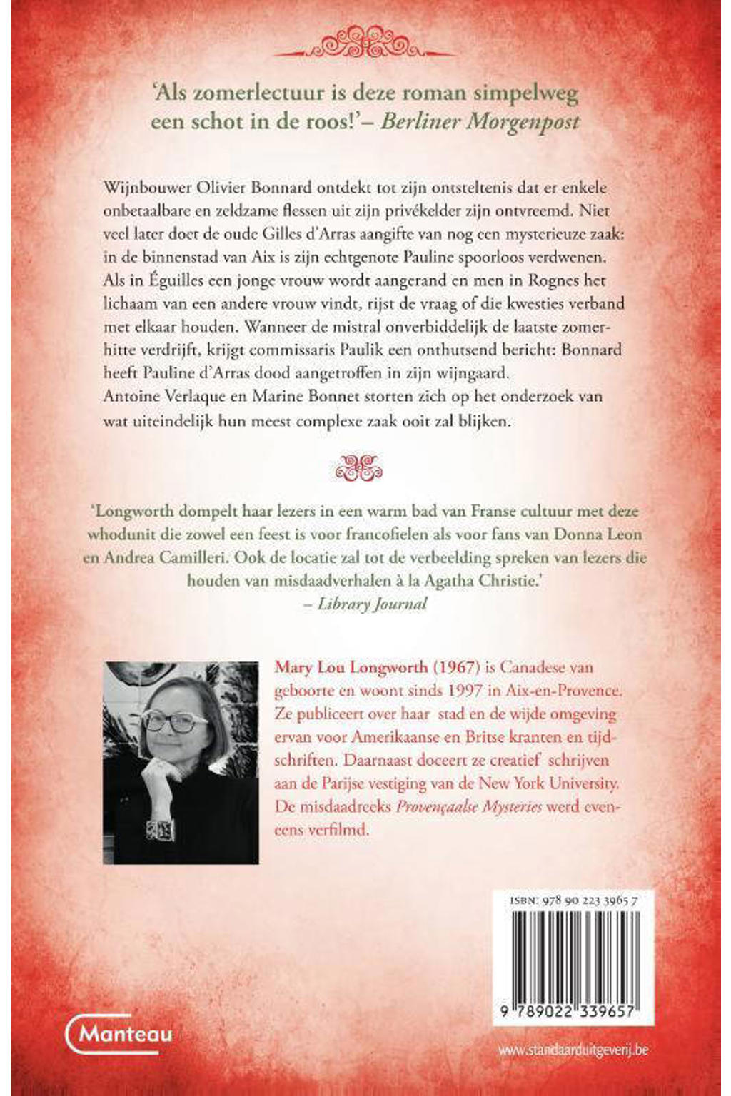Mary Lou Longworth Bloedspoor in de wijngaard | wehkamp