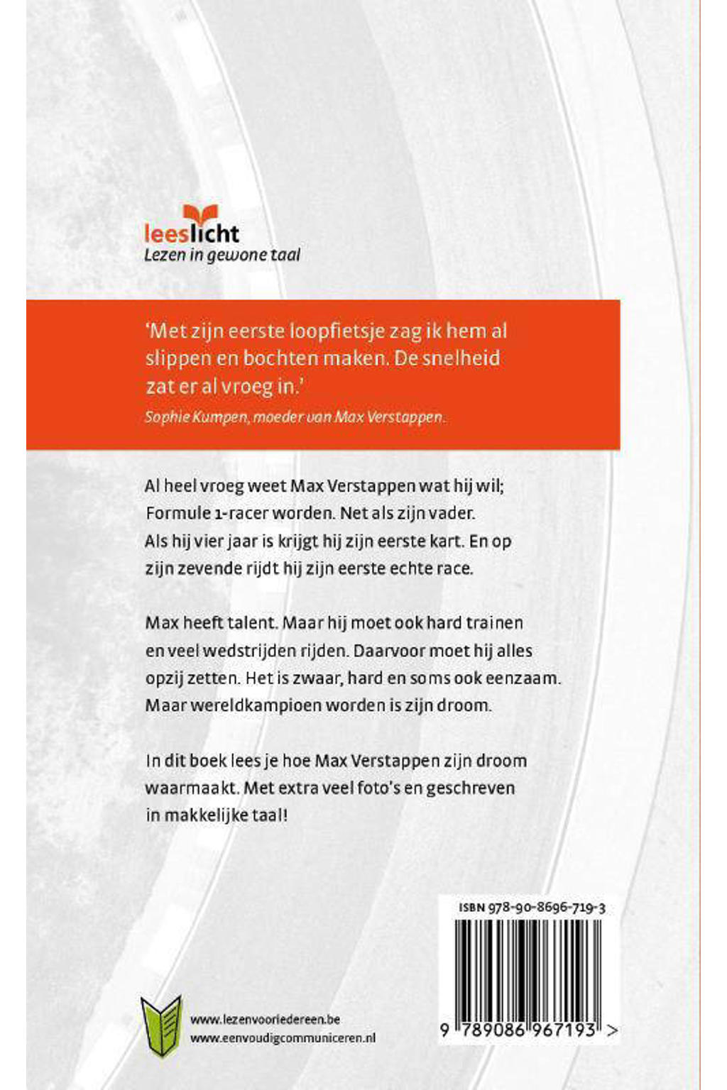 Frans van Duijn Leeslicht: Max Verstappen - to the MAX | wehkamp