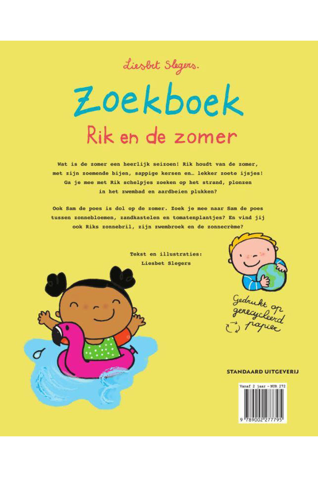 Liesbet Slegers Rik: Zoekboek Rik en de zomer | wehkamp