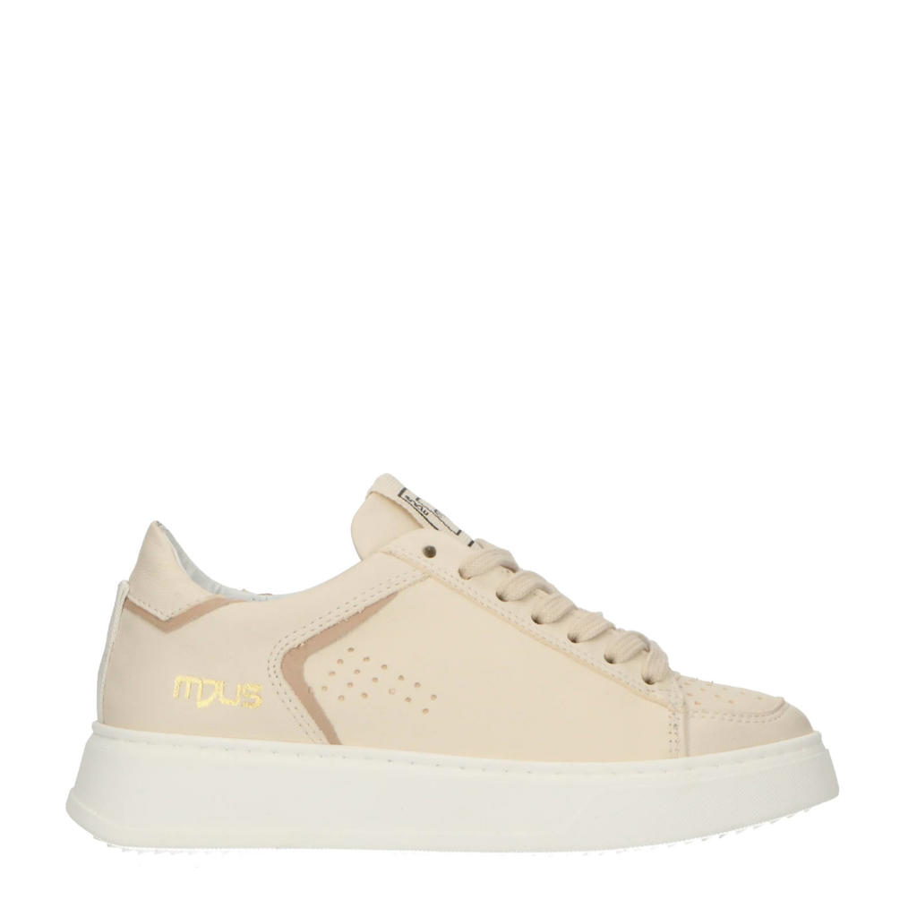 Mjus leren sneakers beige kopen? | Morgen in huis | wehkamp