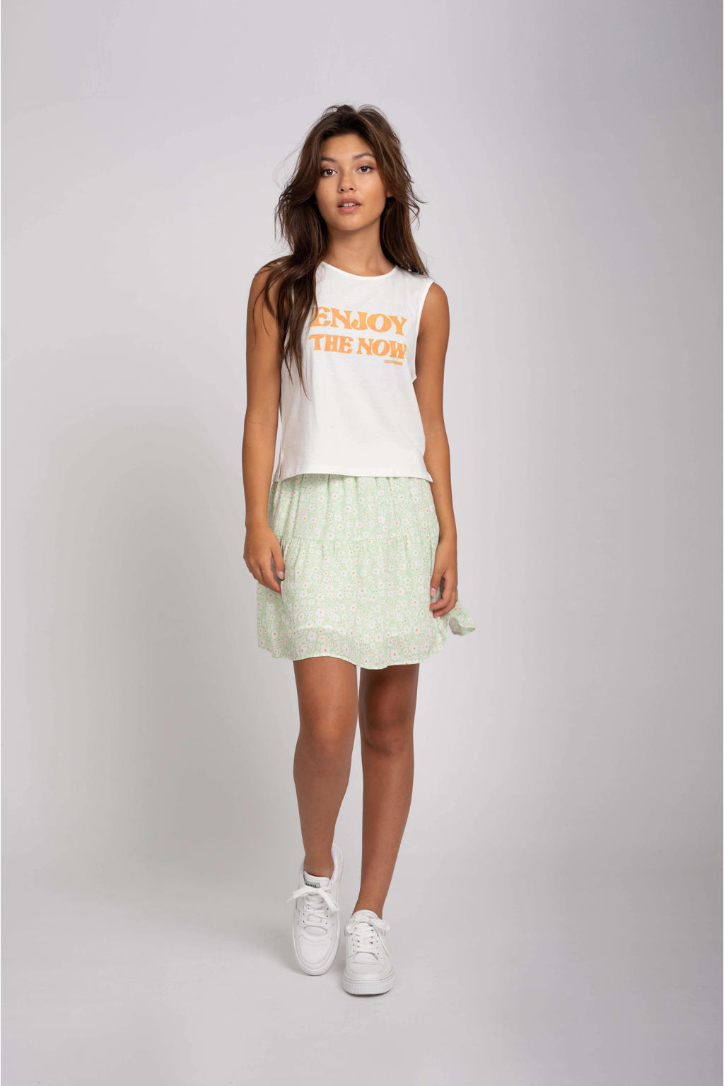 NIK&NIK top Enjoy met printopdruk ecru | wehkamp