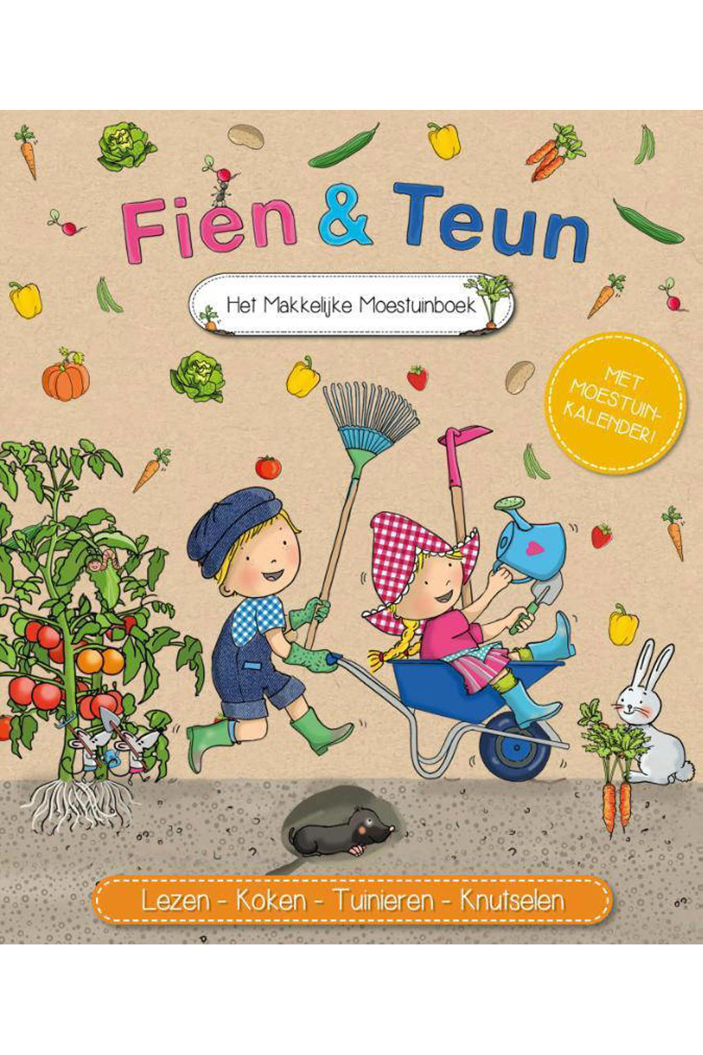 Van Hoorne Fien en Teun: Het makkelijke moestuinboek | wehkamp