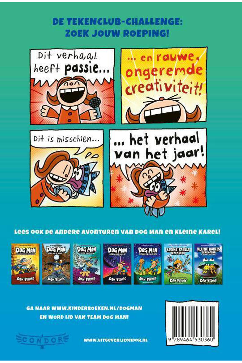 Dav Pilkey Kleine Karels Tekenclub: Kleine Karels tekenclub 3 - Per ongeluk expres | wehkamp