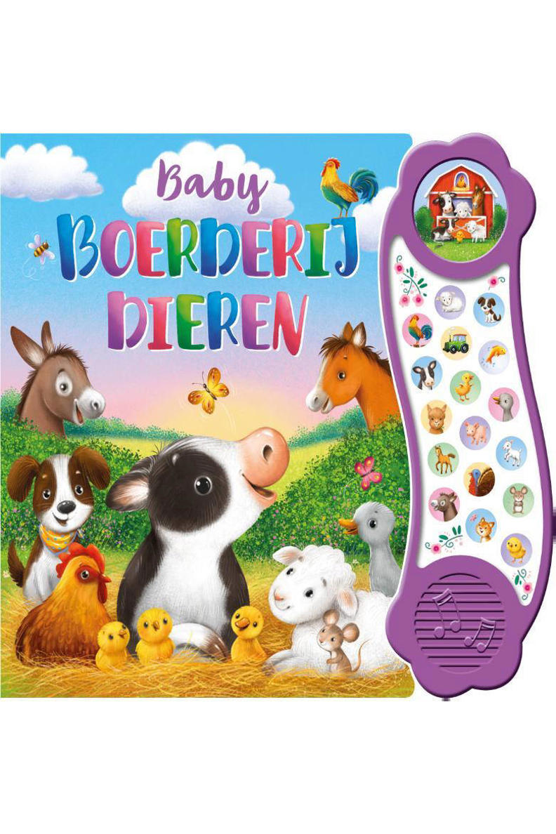 James Phoenix Baby boerderijdieren - Geluidenboek | wehkamp