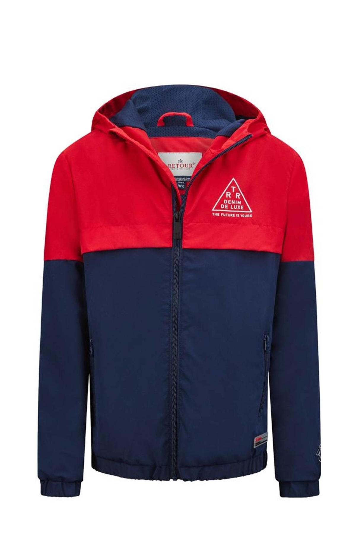Retour Jeans zomerjas Aalt donkerblauw/rood | wehkamp Retour Jeans zomerjas Aalt donkerblauw/rood | wehkamp