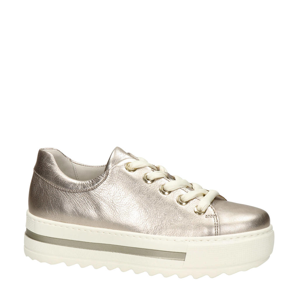 Gabor leren sneakers goud kopen? | Morgen in huis | wehkamp