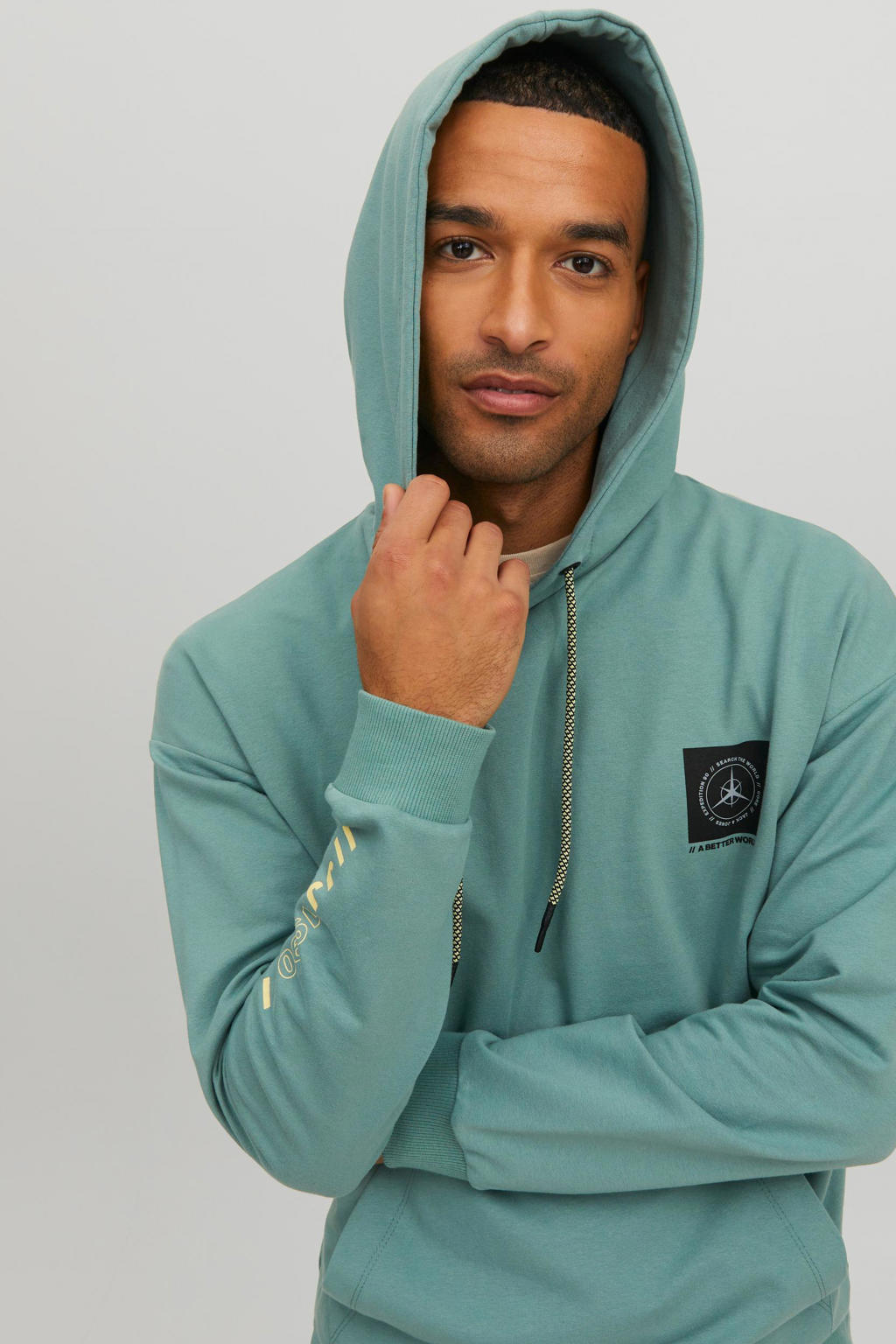 JACK & JONES CORE hoodie JCOFILO trellis | wehkamp