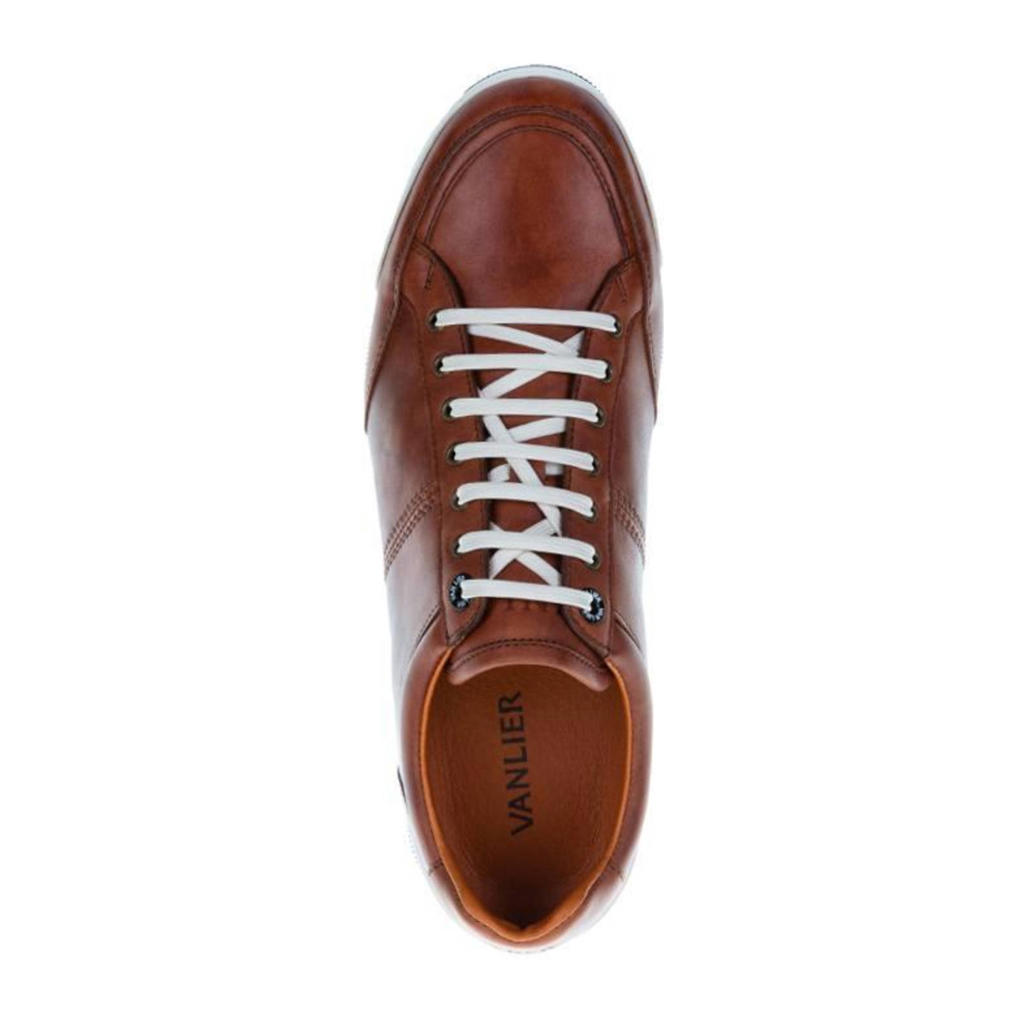 Van Lier Magnus nubuck sneakers cognac | wehkamp
