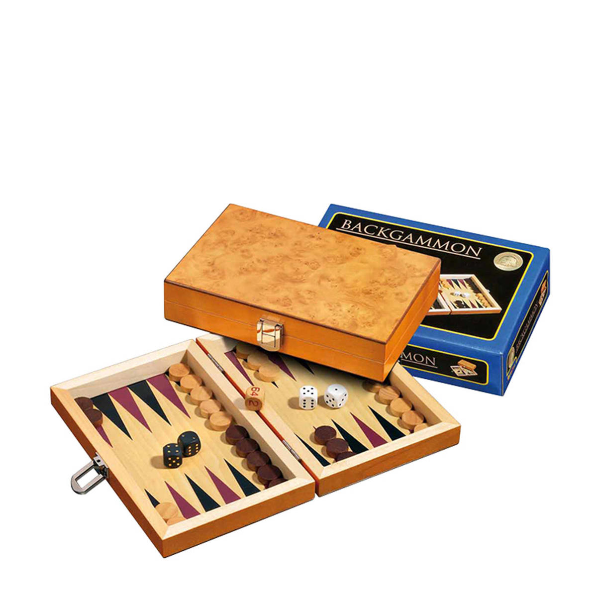 Philos Backgammon Korinth mini 19.5x12.5cm Backgammon Korinth mini (19 ...