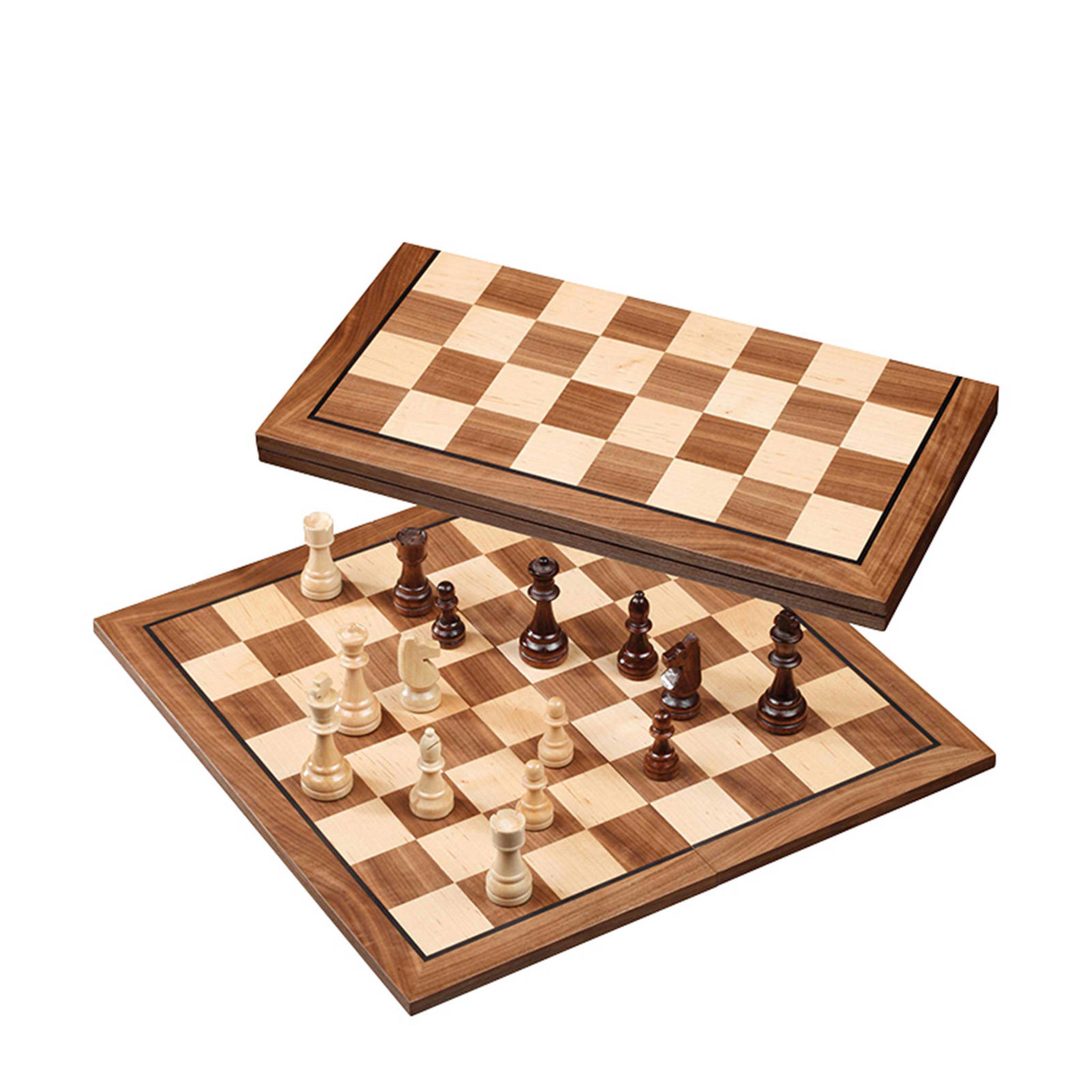 Philos opvouwbare schaak set 50mm veld Opvouwbare schaakset (50mm veld ...