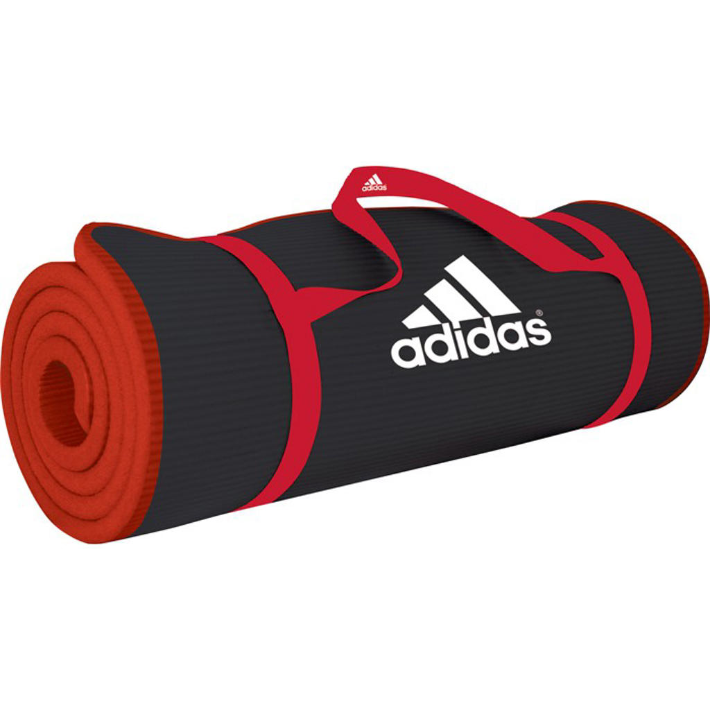 adidas Core training mat 10 mm fitnessmat mm zwart/rood | wehkamp