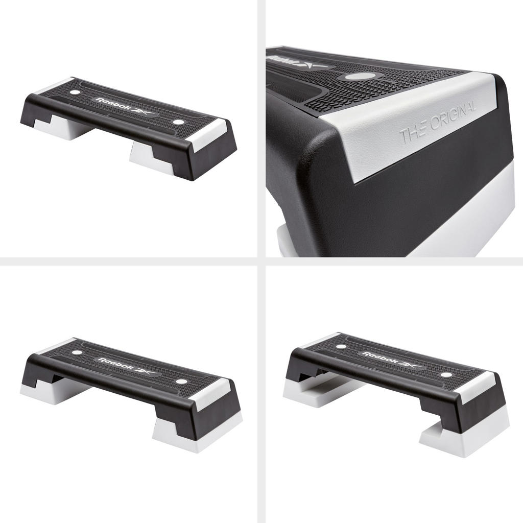 Reebok aerobic step wit/zwart | wehkamp