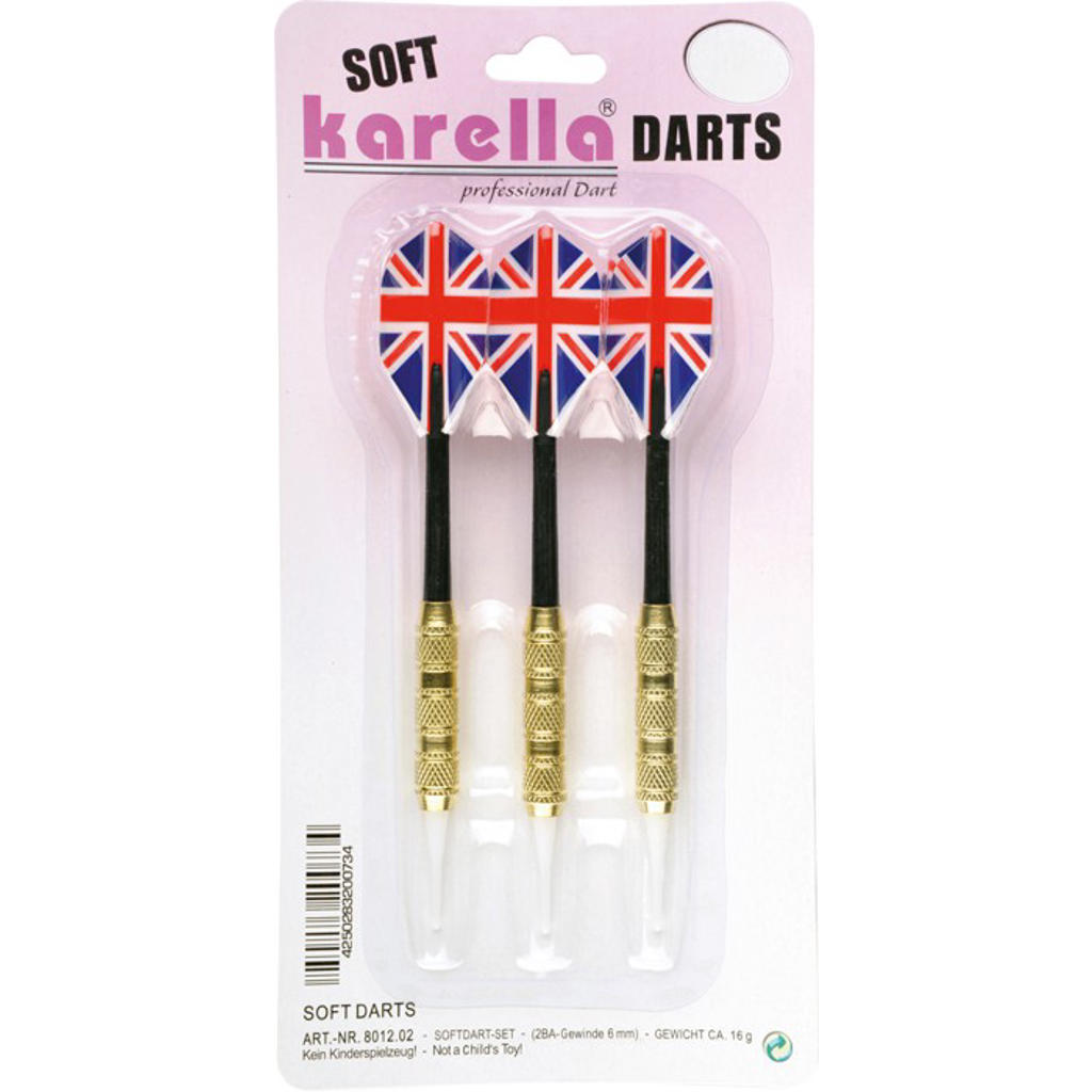 Karella Darts blister 16.0 gram (soft-tip) Darts Karella blister 16.0 ...