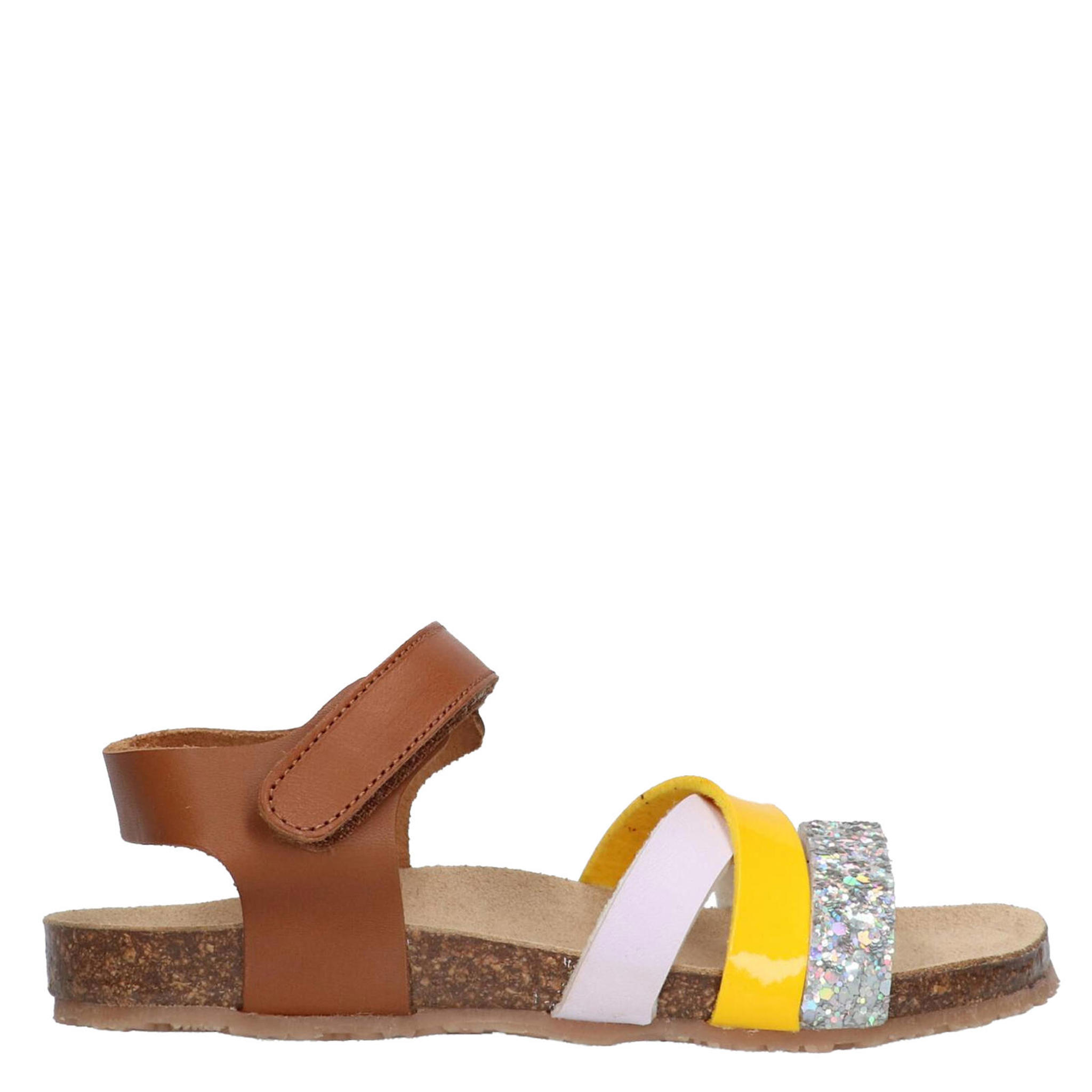 Break True sandalen cognac/geel | wehkamp