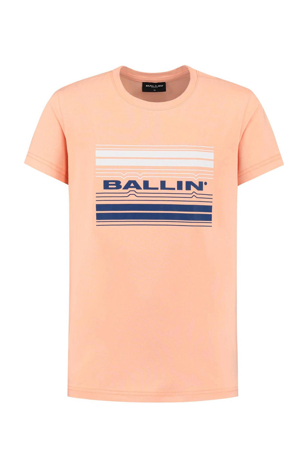 Ballin T-shirt met logo oranje | wehkamp