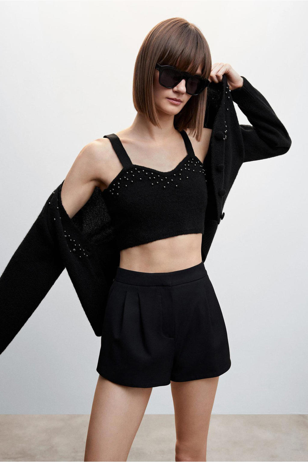 Mango crop top zwart kopen? | Morgen in huis | wehkamp