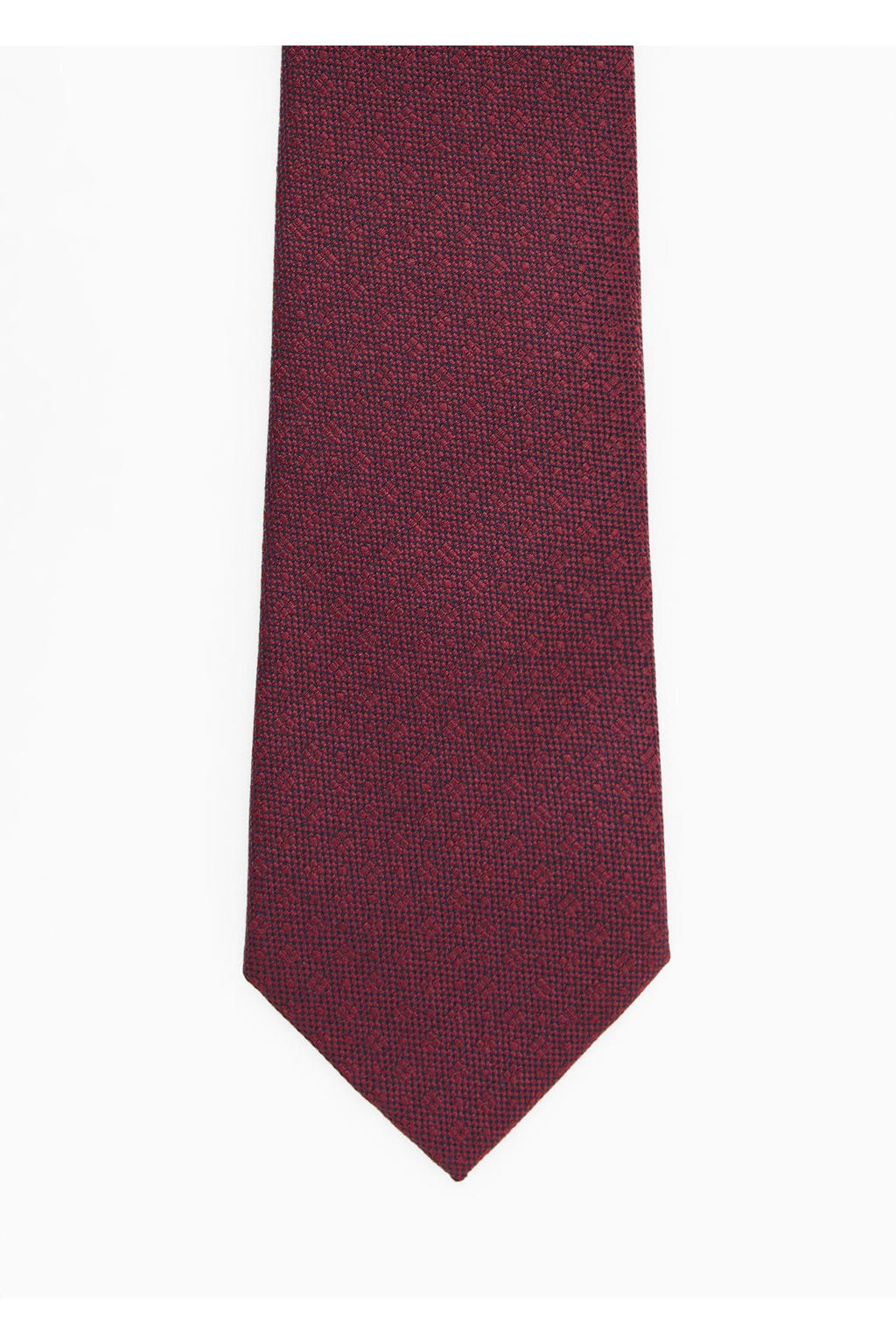 Mango Man stropdas bordeauxrood | wehkamp