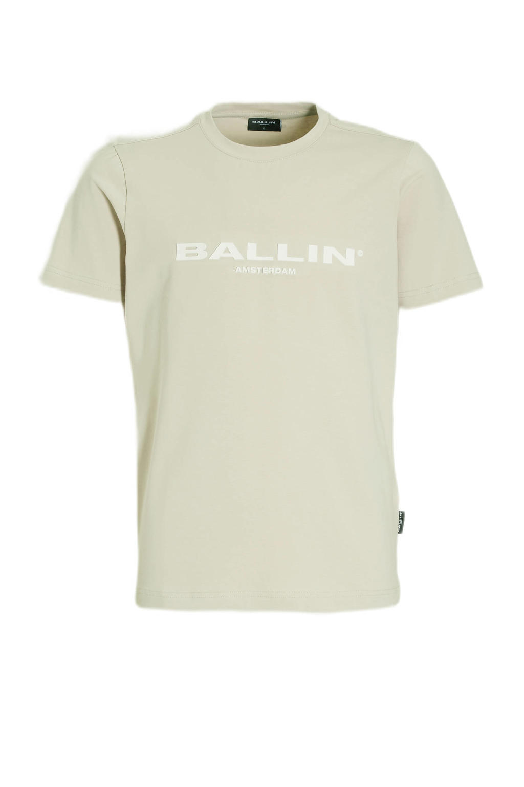 Ballin T-shirt met logo beige | wehkamp