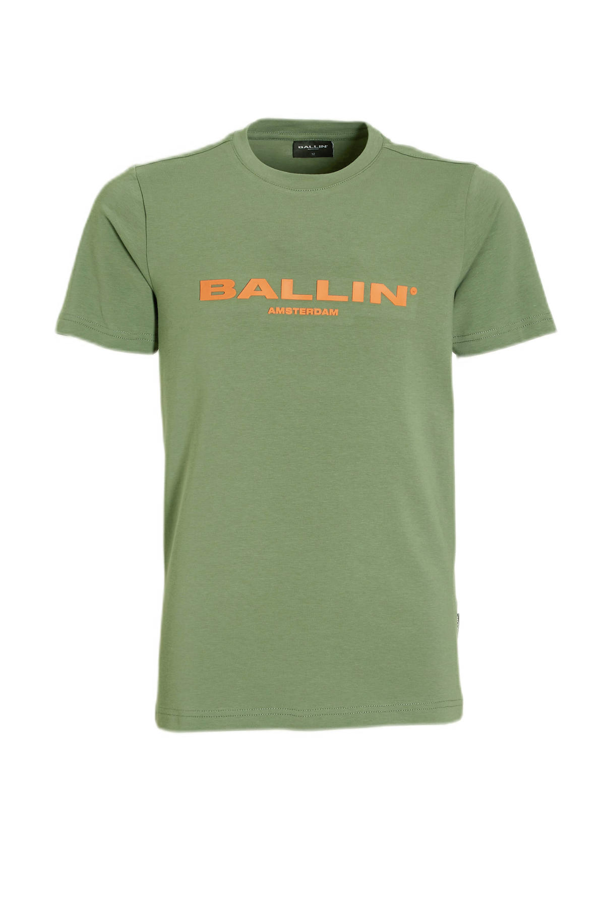 Ballin T-shirt met logo legergroen | wehkamp