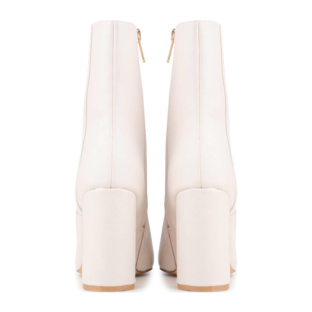 POSH by Poelman Zina enkellaarzen ecru | wehkamp