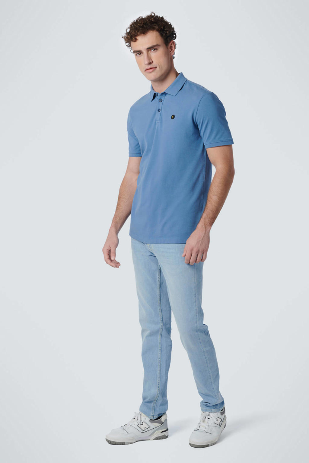 No Excess regular fit polo blue | wehkamp