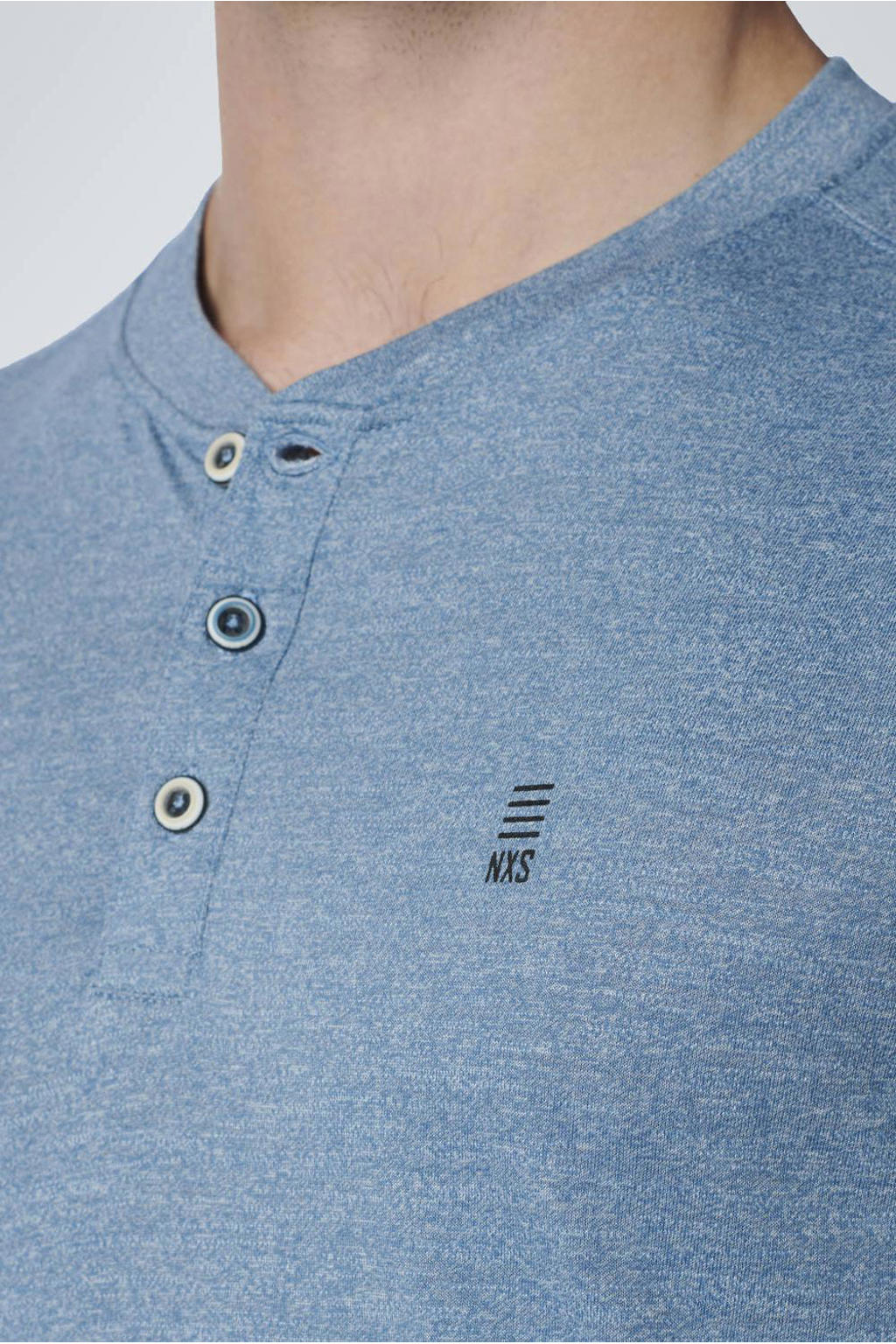 No Excess gemêleerd T-shirt blue | wehkamp