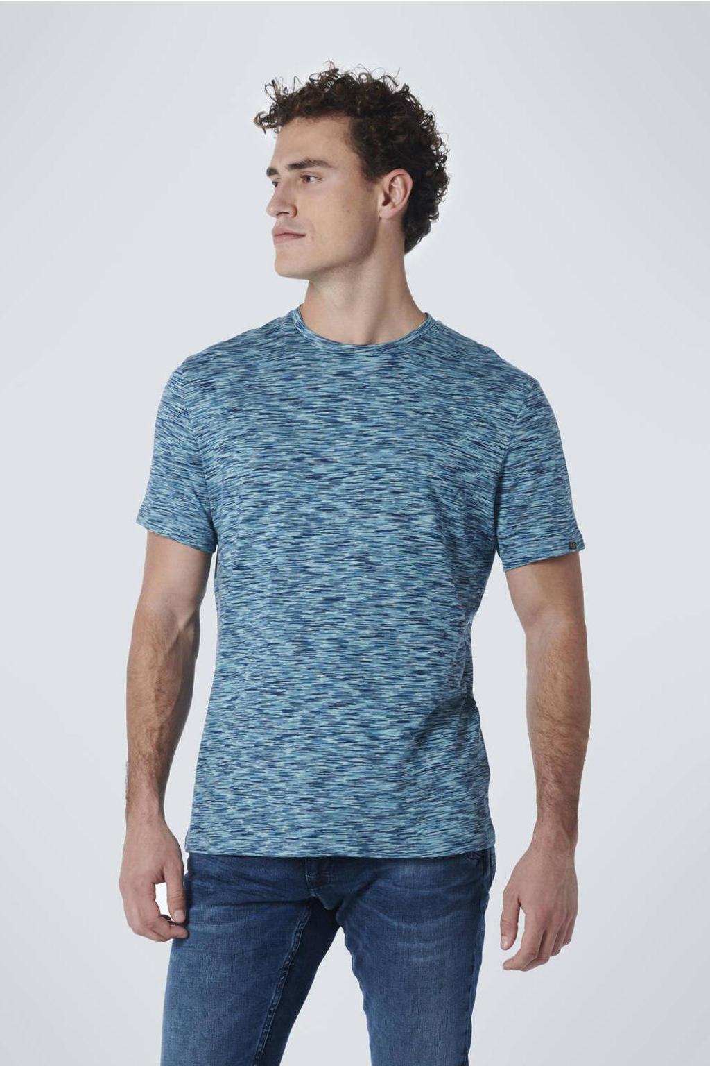 No Excess T-shirt met all over print light aqua | wehkamp