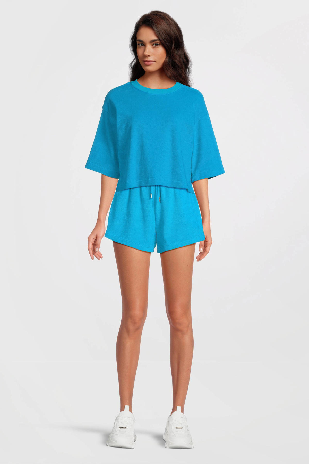 Catwalk Junkie high waist regular fit short Lotus met biologisch katoen ...