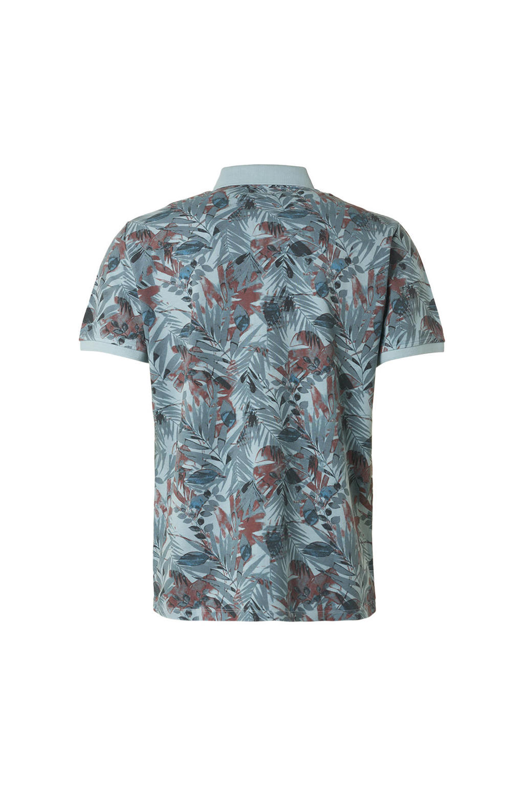 No Excess polo met all over print light aqua | wehkamp