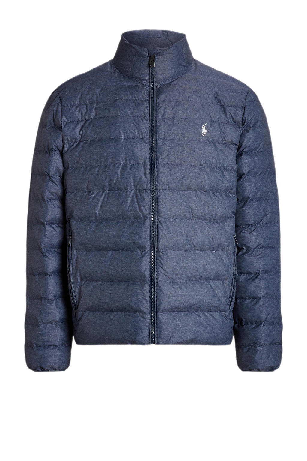 POLO Ralph Lauren gewatteerde jas spring navy heather | wehkamp