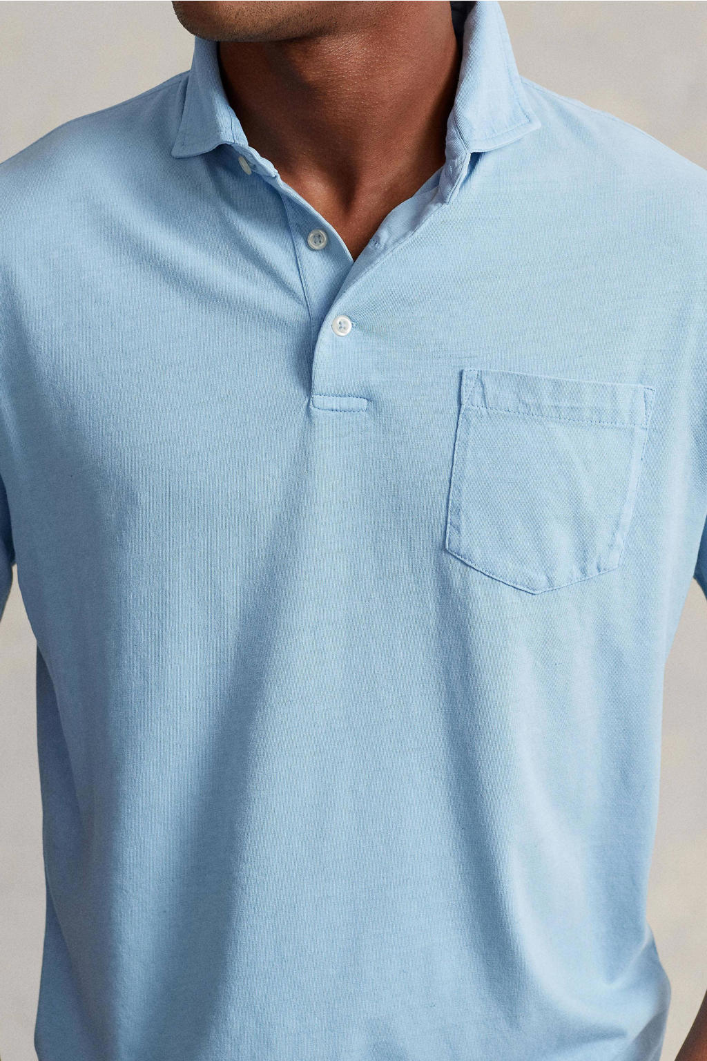 POLO Ralph Lauren regular fit polo powder blue | wehkamp