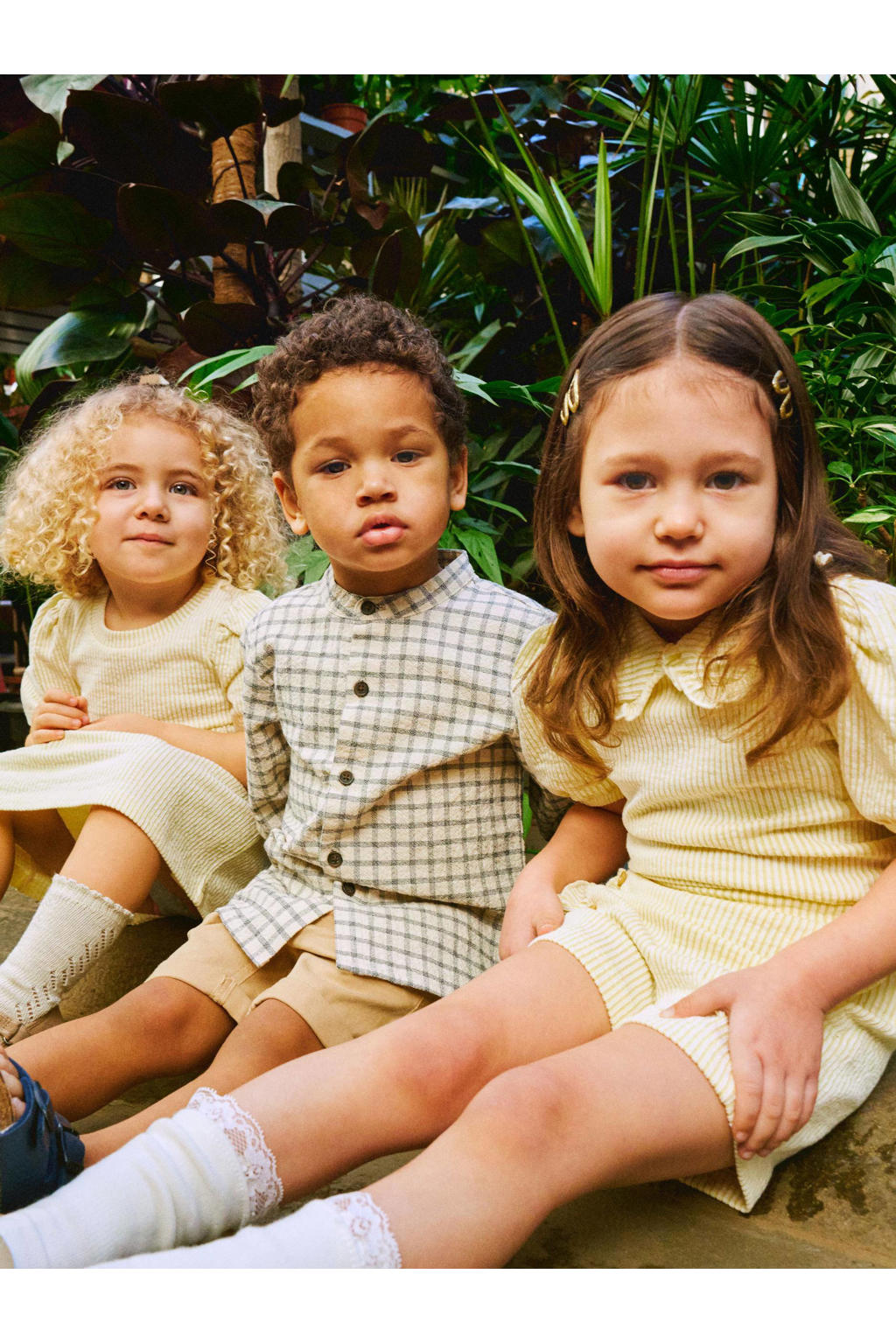 NAME IT MINI gestreepte top NMFFREJA geel/wit | wehkamp