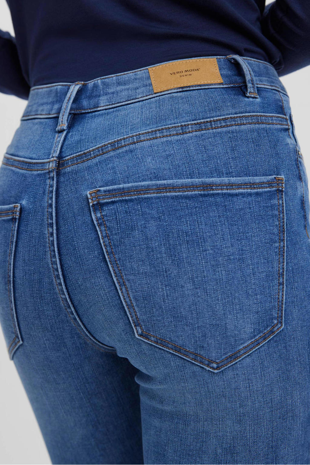 VERO MODA high waist skinny jeans VMSOPHIA medium blue denim | wehkamp