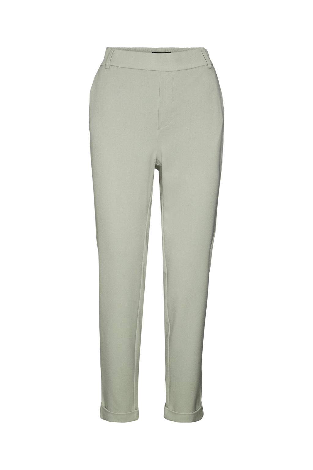 VERO MODA slim fit pantalon VMMAYA grijsgroen | wehkamp