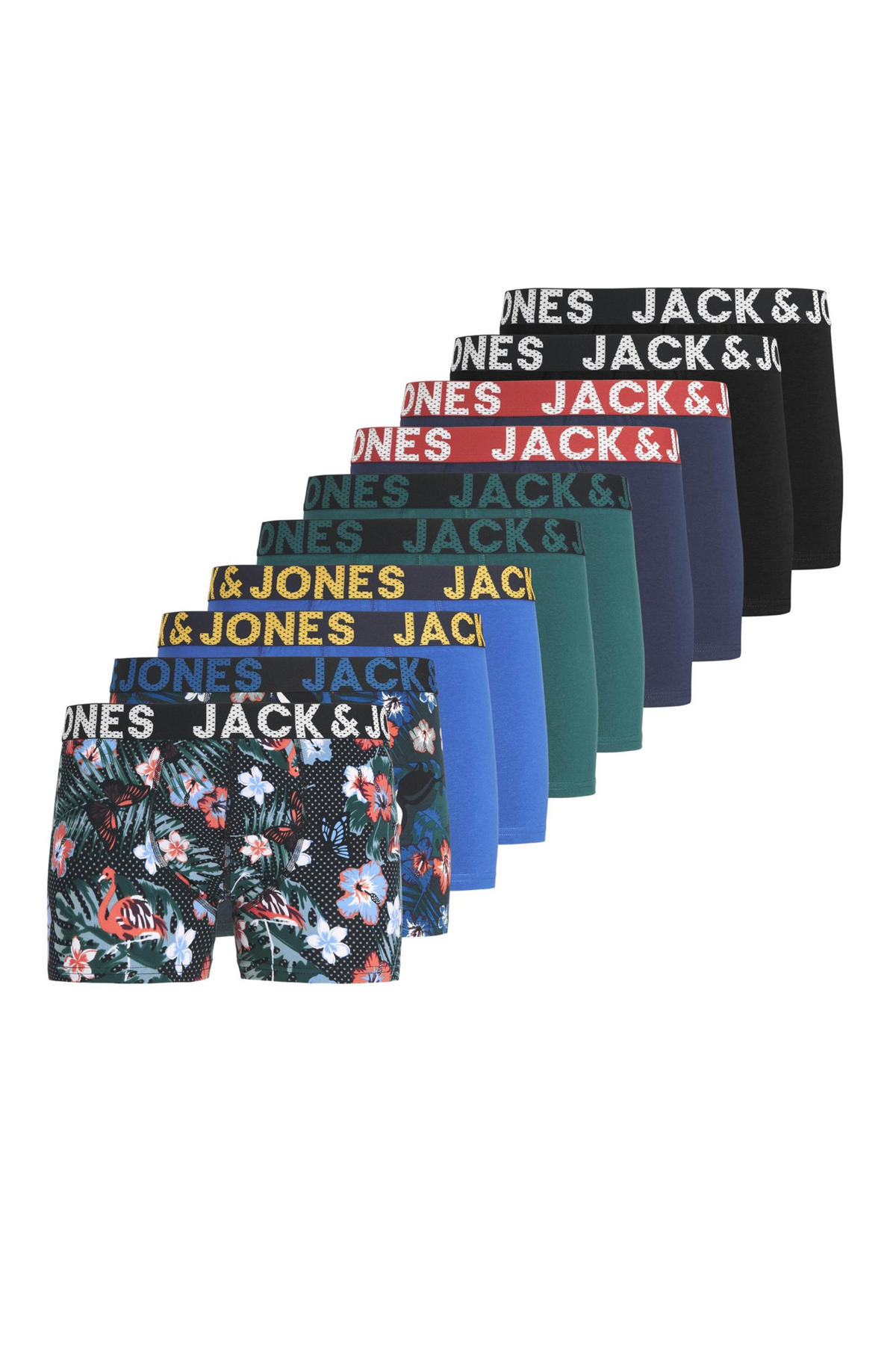 JACK & JONES boxershort JACBIRD (set van 10) | wehkamp