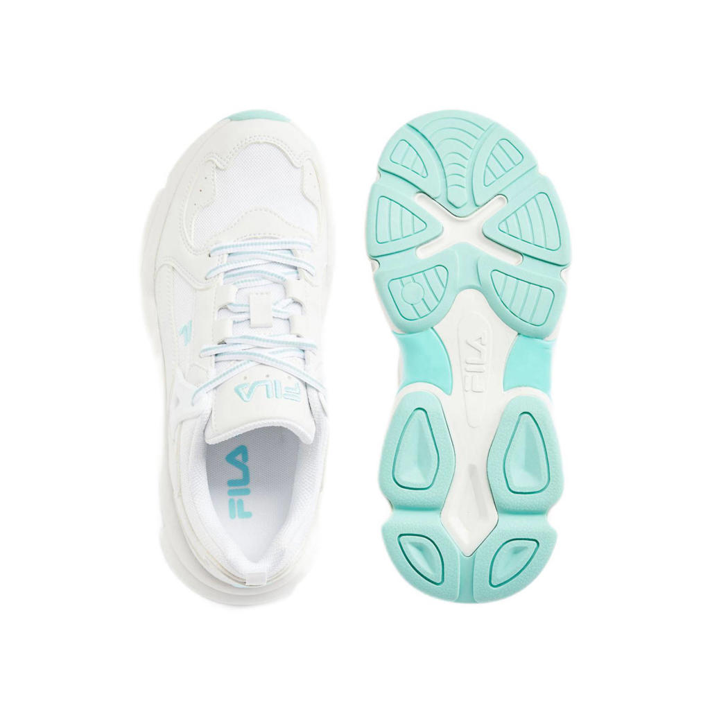 Fila chunky sneakers wit/blauw | wehkamp