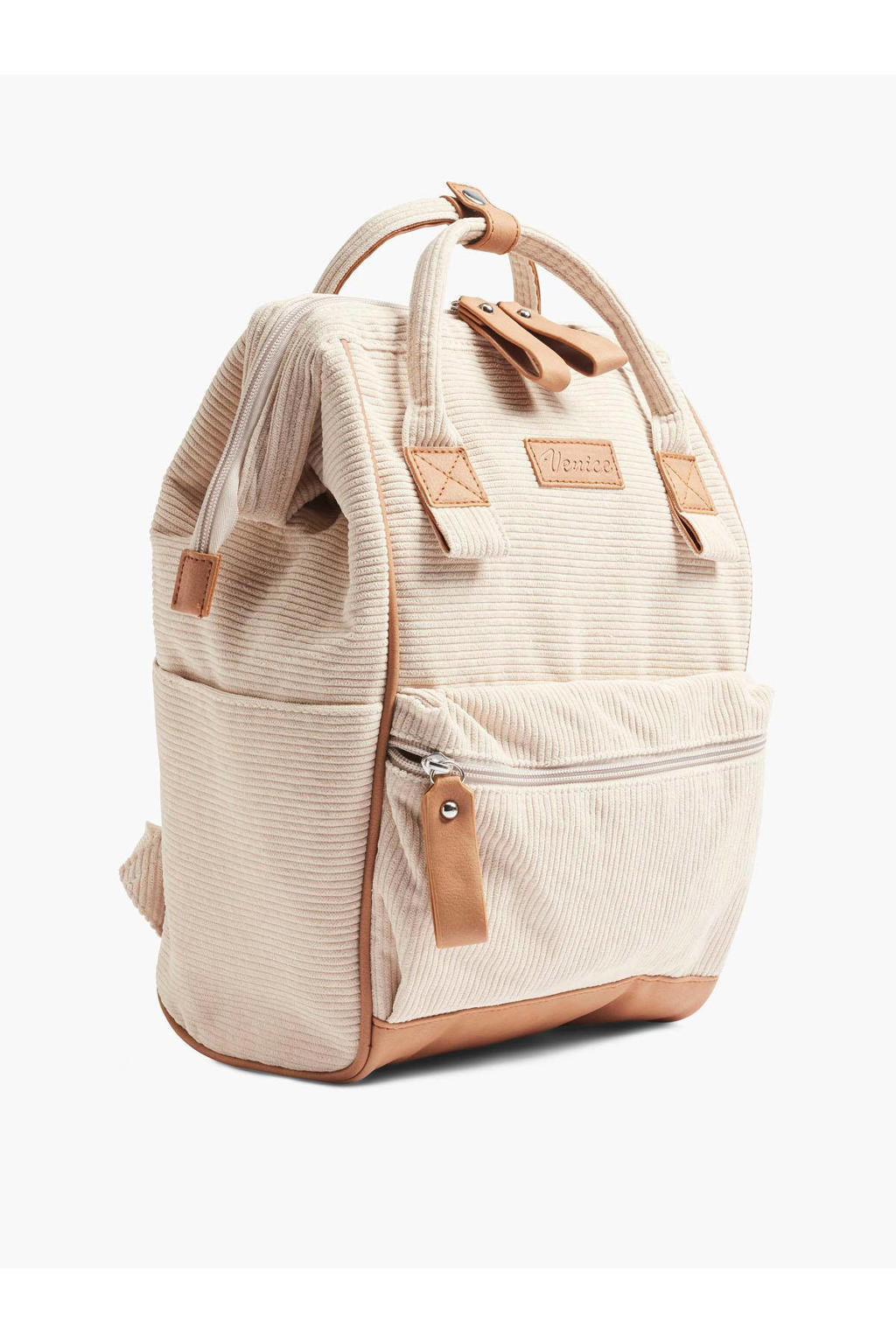 Venice corduroy rugzak beige kopen? | Morgen in huis | wehkamp