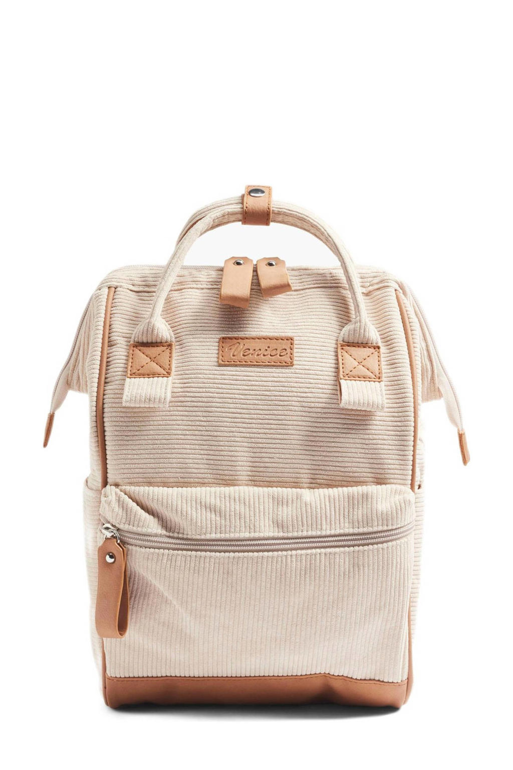 Venice corduroy rugzak beige kopen? | Morgen in huis | wehkamp