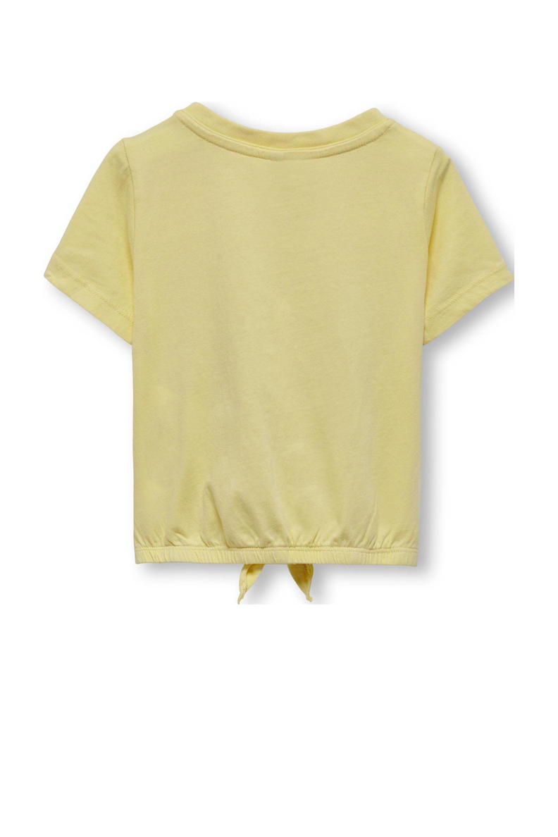 KIDS ONLY MINI T-shirt KMGLUCY met printopdruk lemon meringue | wehkamp