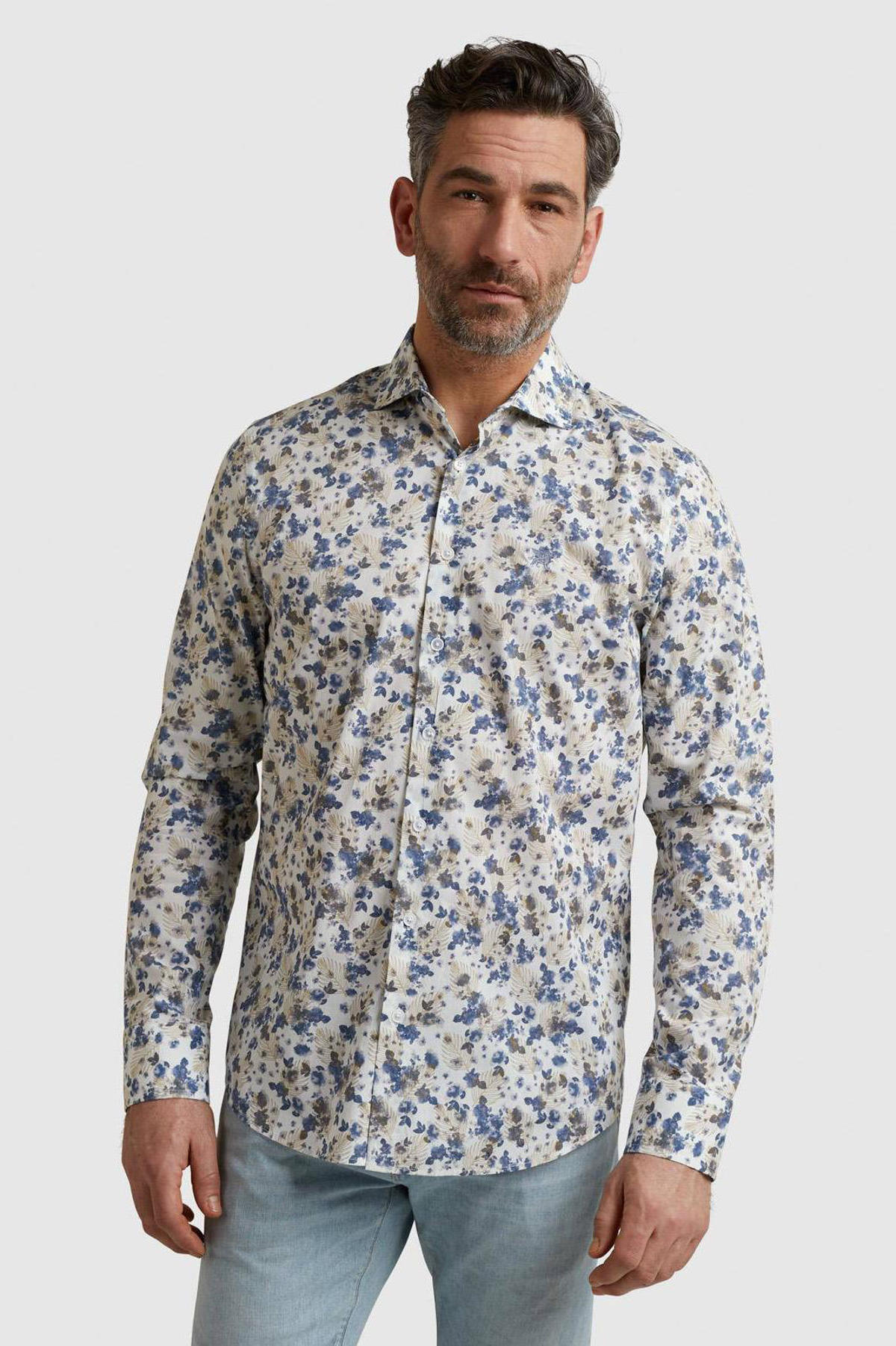Vanguard regular fit overhemd met all over print 7007 | wehkamp